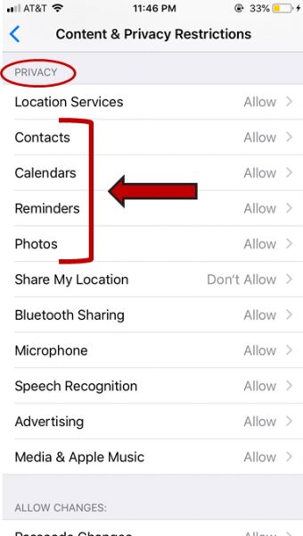 Apple iOS 12 Parental Controls: Content & Privacy Restrictions - Brave ...