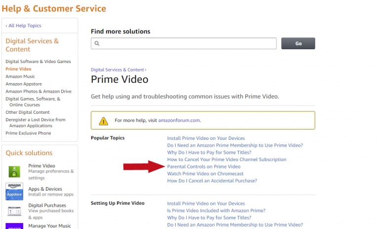 Amazon Prime Video Parental Controls – Brave Parenting
